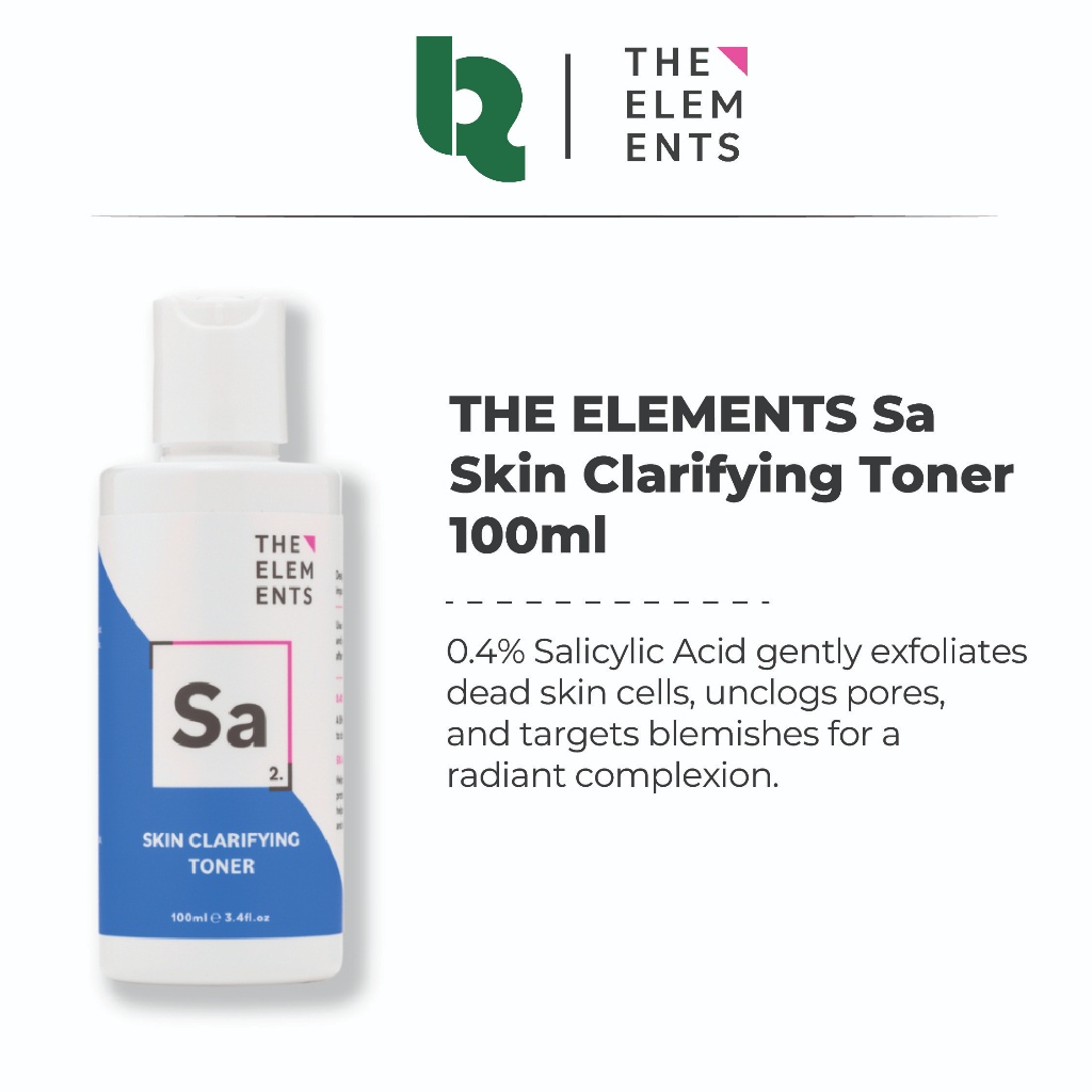 THE ELEMENTS Sa Skin Clarifying Toner 100ml | Shopee Malaysia