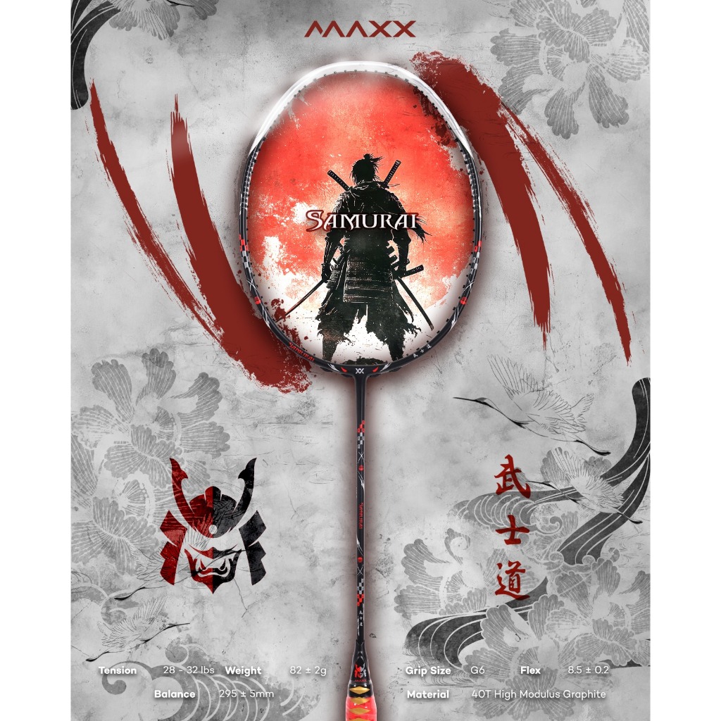 MAXX SAMURAI BADMINTON RACKET | Shopee Malaysia