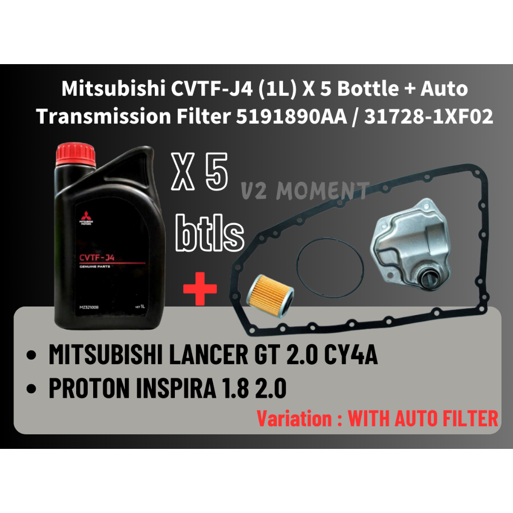 PROTON INSPIRA / MITSUBISHI LANCER CVTF-J4 (1LITER) TRANSMISSION OIL (1 ...