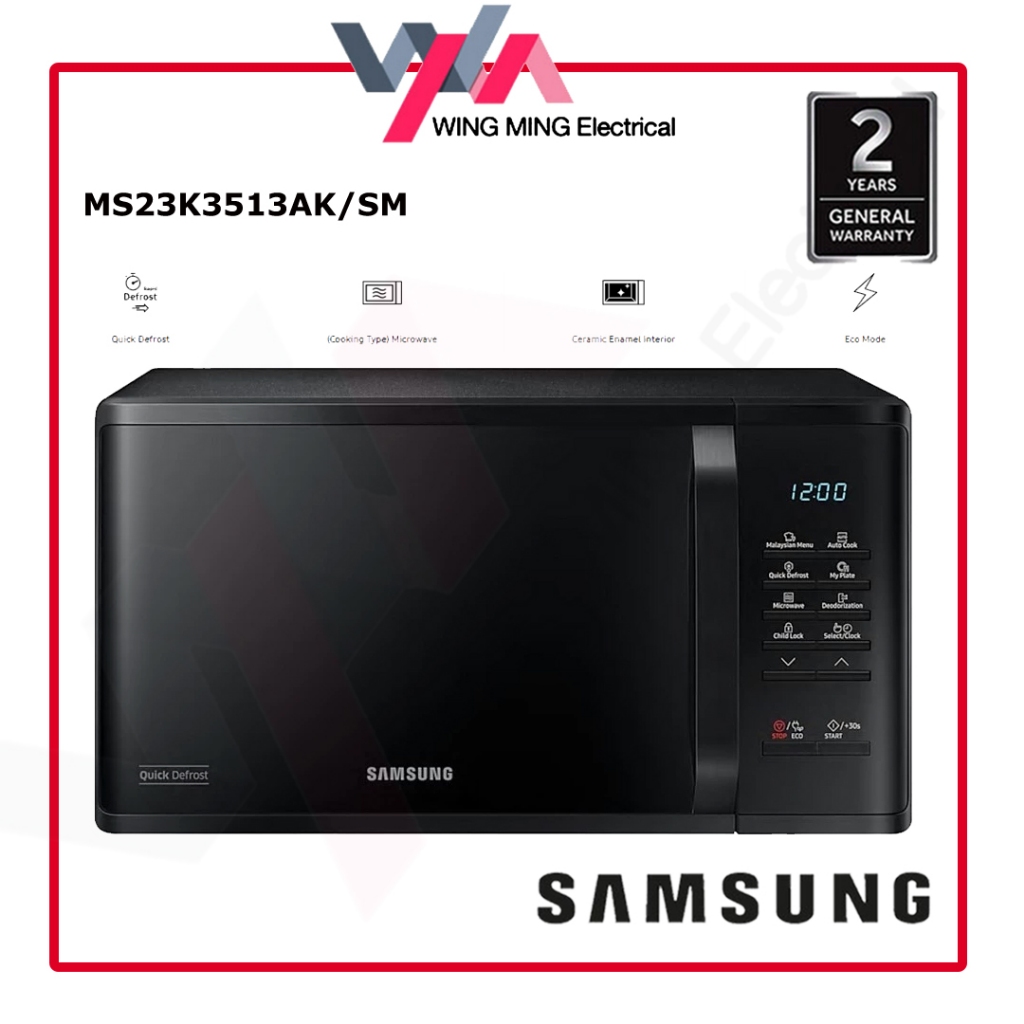 Samsung 23L Solo Microwave Oven 2 Years Official Warranty By Samsung ...