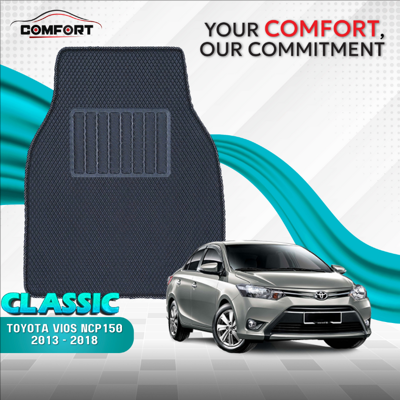 Comfort Classic Toyota Vios NCP150 (2013-2018) Car Floor Mat and Carpet ...