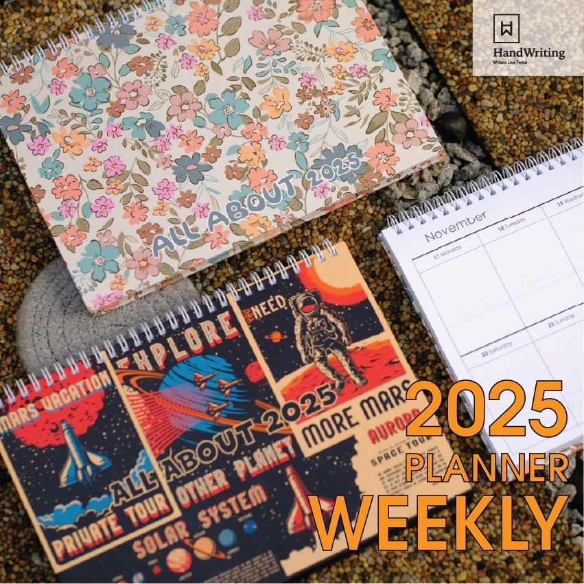 2025 Masterprint Planner B5 Weekly 52 Weeks Standing Planner Hardcover ...