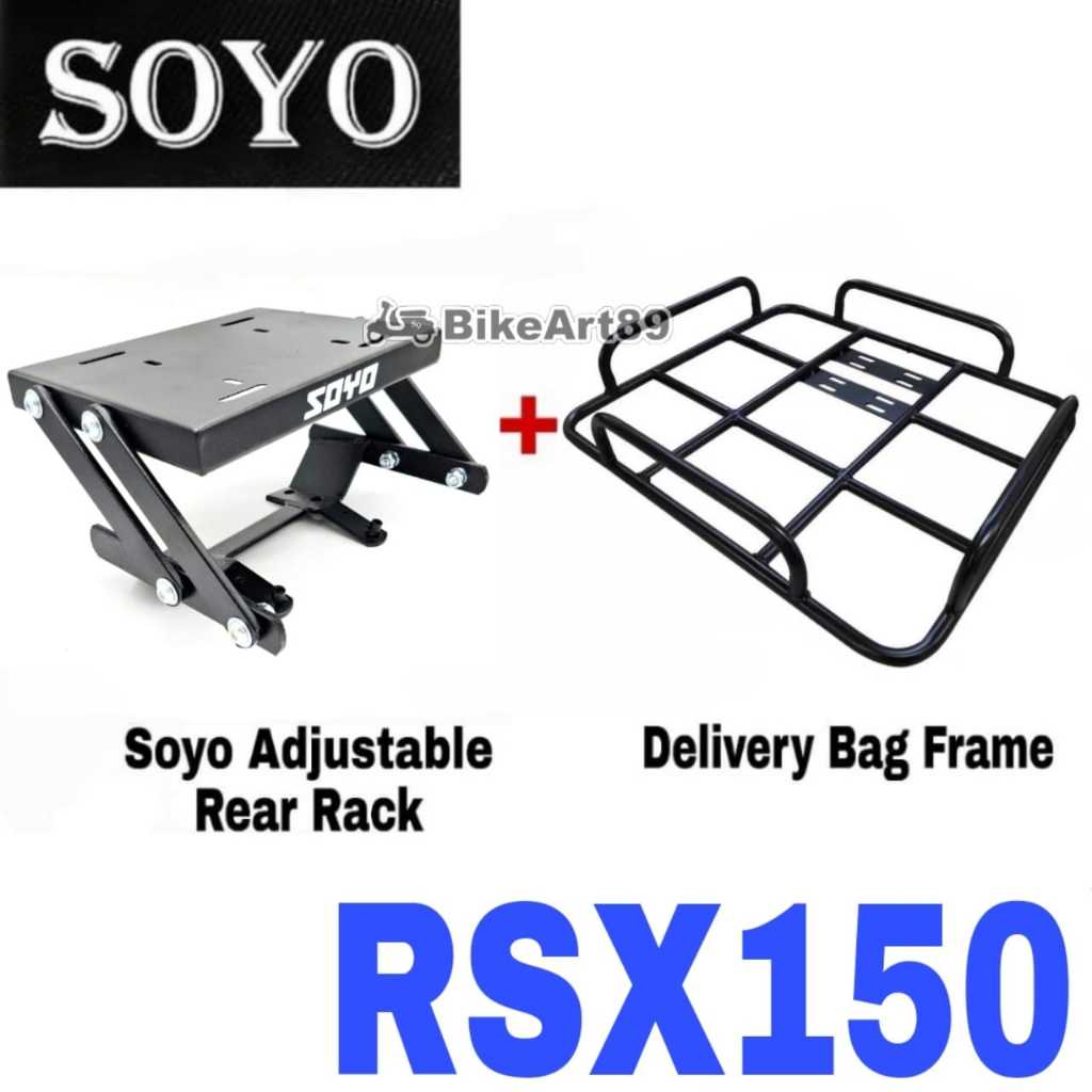SOYO Monorack HONDA RSX150 Foodpanda Grabfood Shopee Food Delivery Bag ...