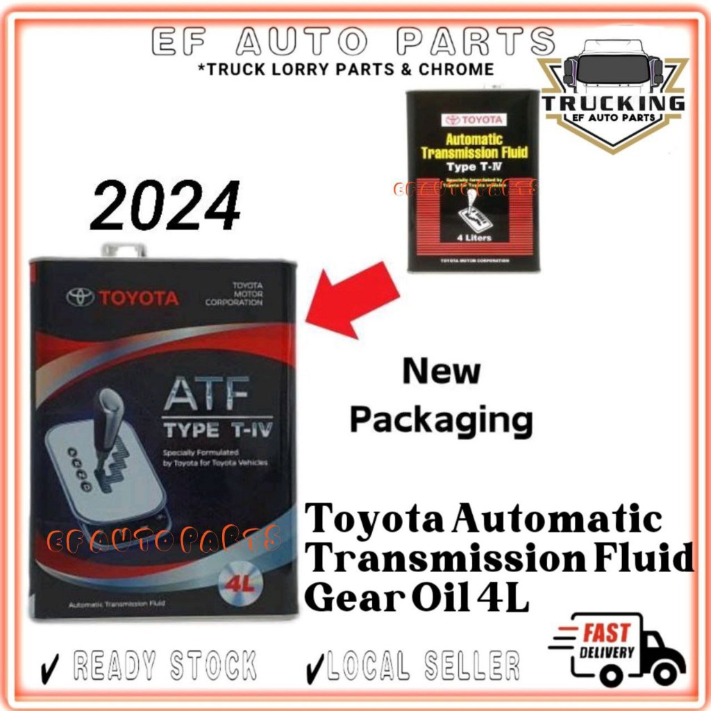 💯ORIGINAL Toyota Automatic Transmission Fluid ATF Type T-IV Gear Oil 4L ...