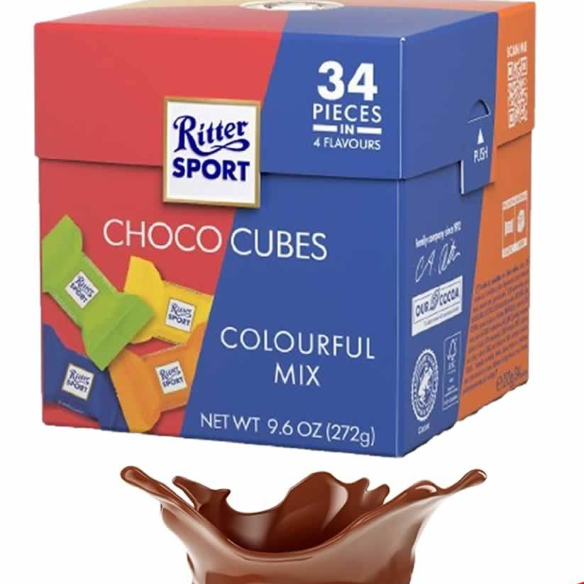 Ritter Sport Choco Cubes Colourful Mix 272g [JUNE 2025] | Shopee Malaysia