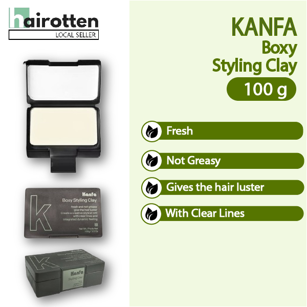 Kanfa Boxy Styling Clay 100g | Shopee Malaysia