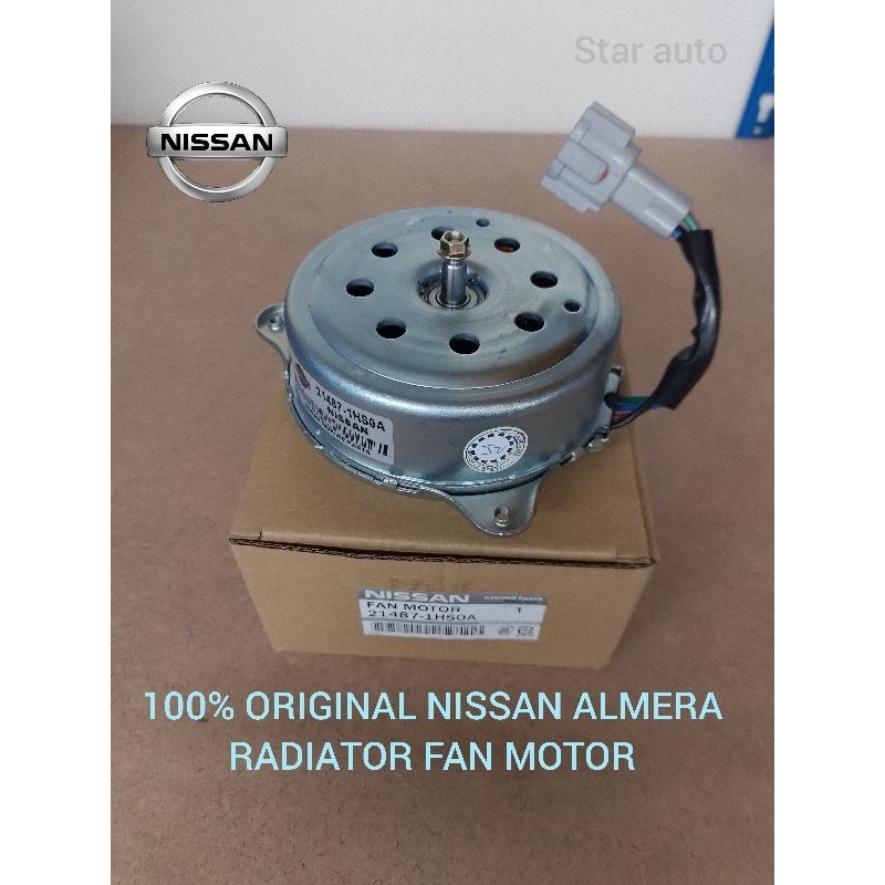 100% ORIGINAL NISSAN ALMERA N17 RADIATOR FAN MOTOR | Shopee Malaysia