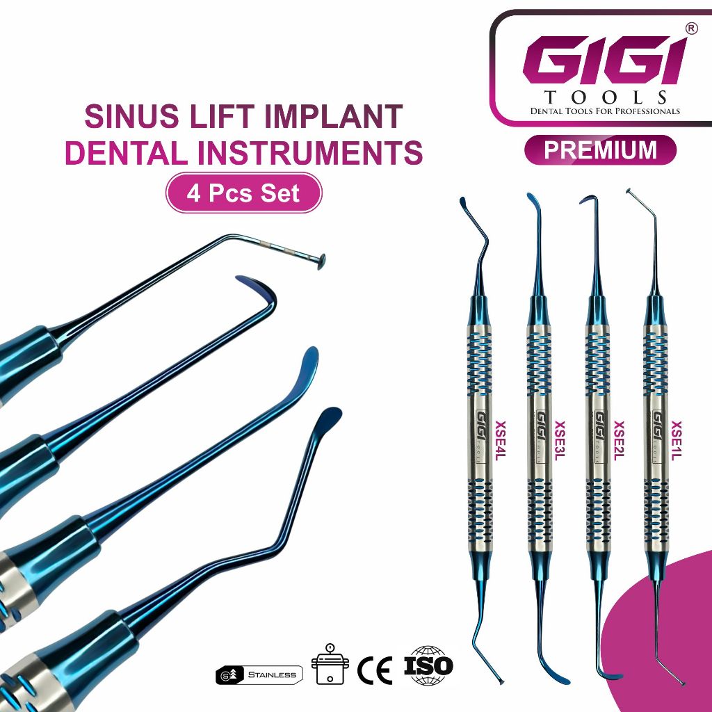 GIGI TOOLS Advanced Sinus Dental Implant Sinus Lifting Elevation Hand ...