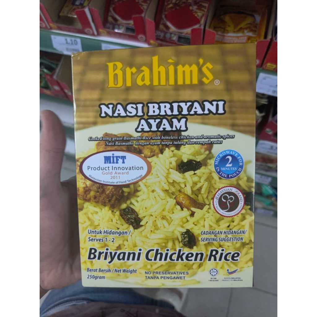 Nasi Briyani Ayam Brahim's 250g - Ready to eat | Shopee Malaysia