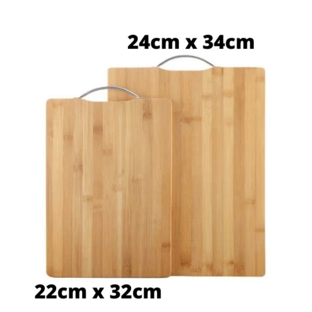 Papan Pemotong Kayu Terbal Rectangle Wooden Chopping Board / Cutting ...