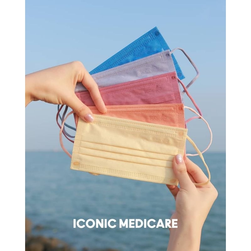 Iconic Medicare 4-Ply Elegance Medical Face Mask (50pcs) | Shopee Malaysia