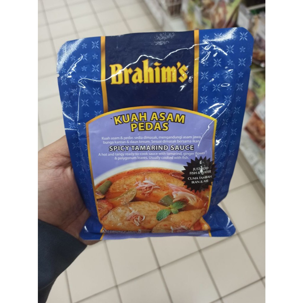 BRAHIM'S Assorted Paste Sauce Aneka Kuah Asam Pedas Masak Merah Satay ...