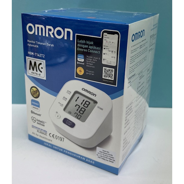 OMRON Blood Pressure Monitor HEM-7142T2 | Shopee Malaysia