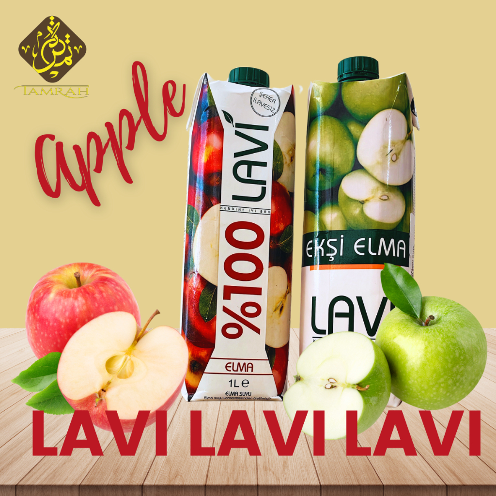LAVI Apple Juice/Red Apple Juice 100%/Green Apple 10%/Organic/High ...