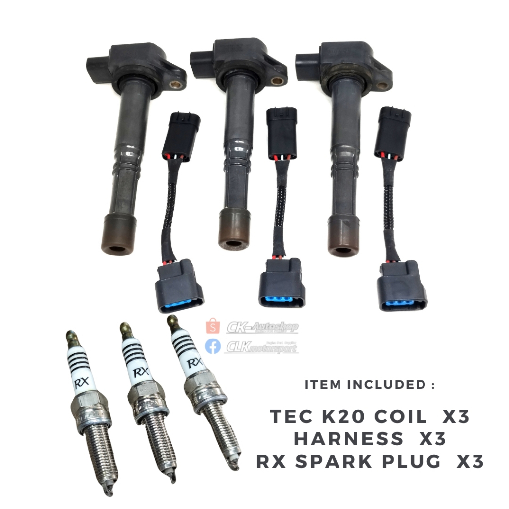 TEC ( Full Set ) Perodua Axia Bezza 1.0L Modify to Honda K20 Ignition ...