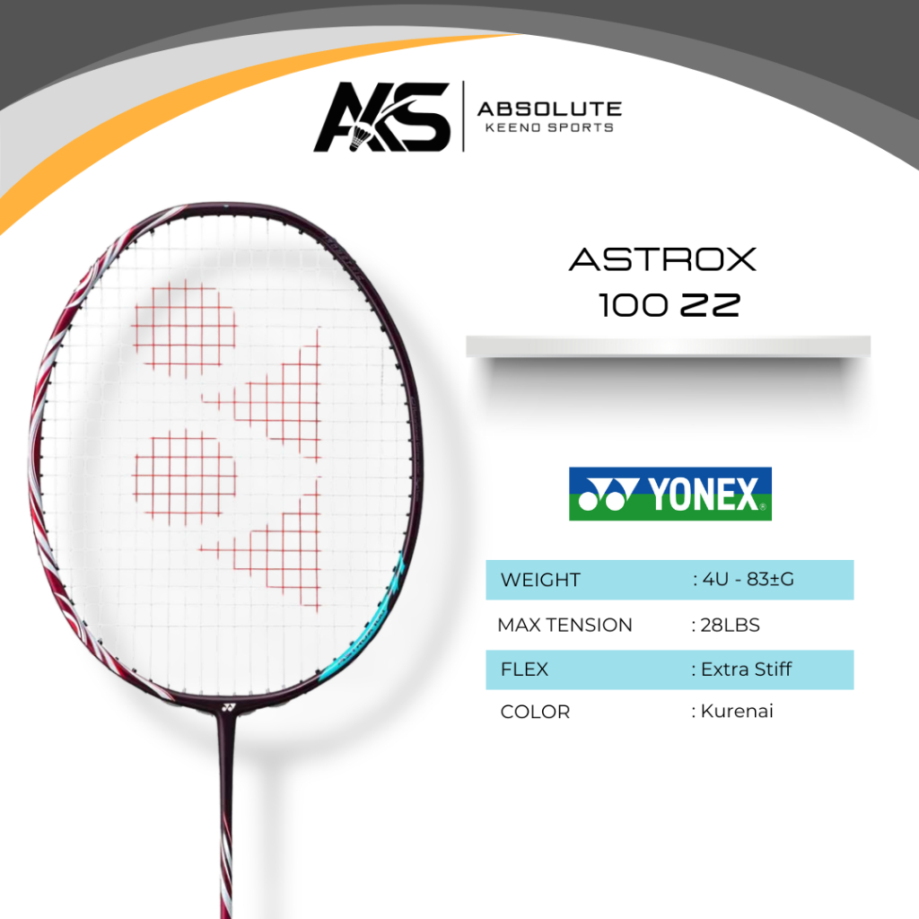 YONEX Astrox 100ZZ Badminton Racket | Shopee Malaysia