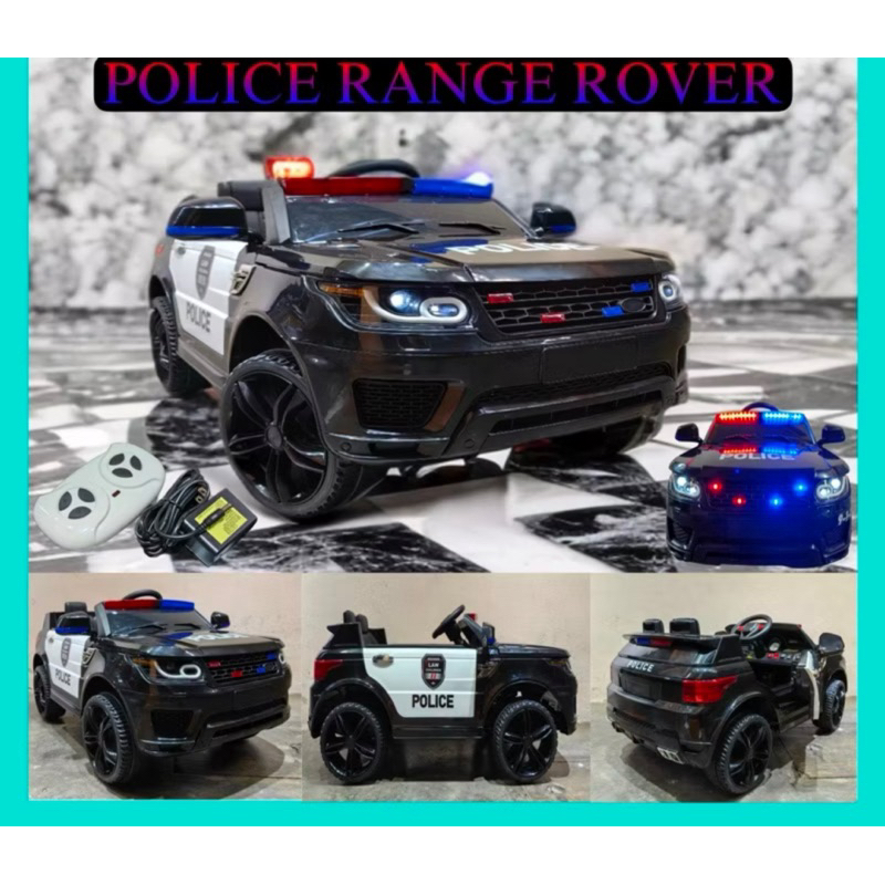 KERETA POLIS BUDAK / KID RIDE ON POLICE CAR / RANGE ROVER / KERETA ...