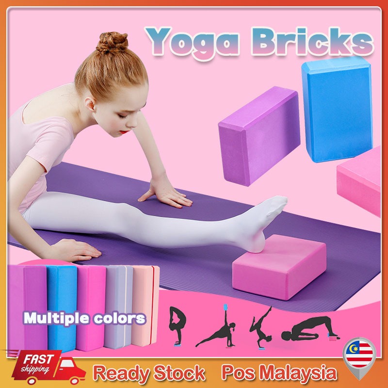 👍Ready Stock👍Yoga Block Brick Rectangular EVA Foam Yoga Brick High ...