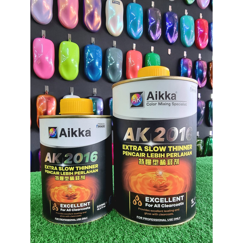 AIKKA AK2016 EXTRA SLOW 2K THINNER ( 1L/ 500ml ) | Shopee Malaysia