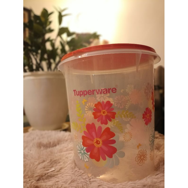 Bekas Tong keropok Tupperware Brands Deco Canister kedap udara/(1pc ...