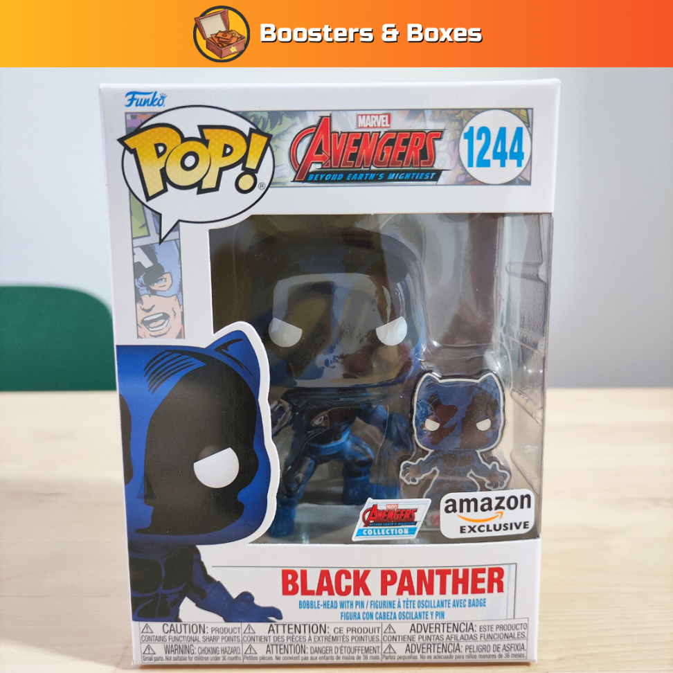 Funko Pop! & Pin: The Avengers: Earth's Mightiest Heroes - Black ...