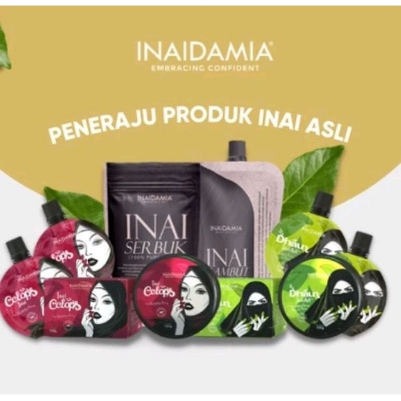 Inai Damia Inai Celup Inai Serbuk Inai rambut | Shopee Malaysia