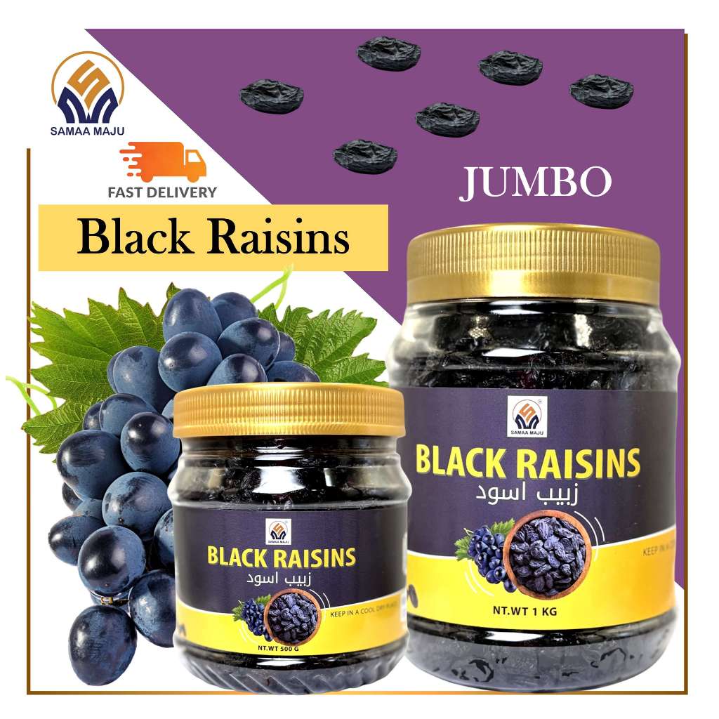 Kismis Black Jumbo Raisin (150-250G/500G/1kg) | Shopee Malaysia