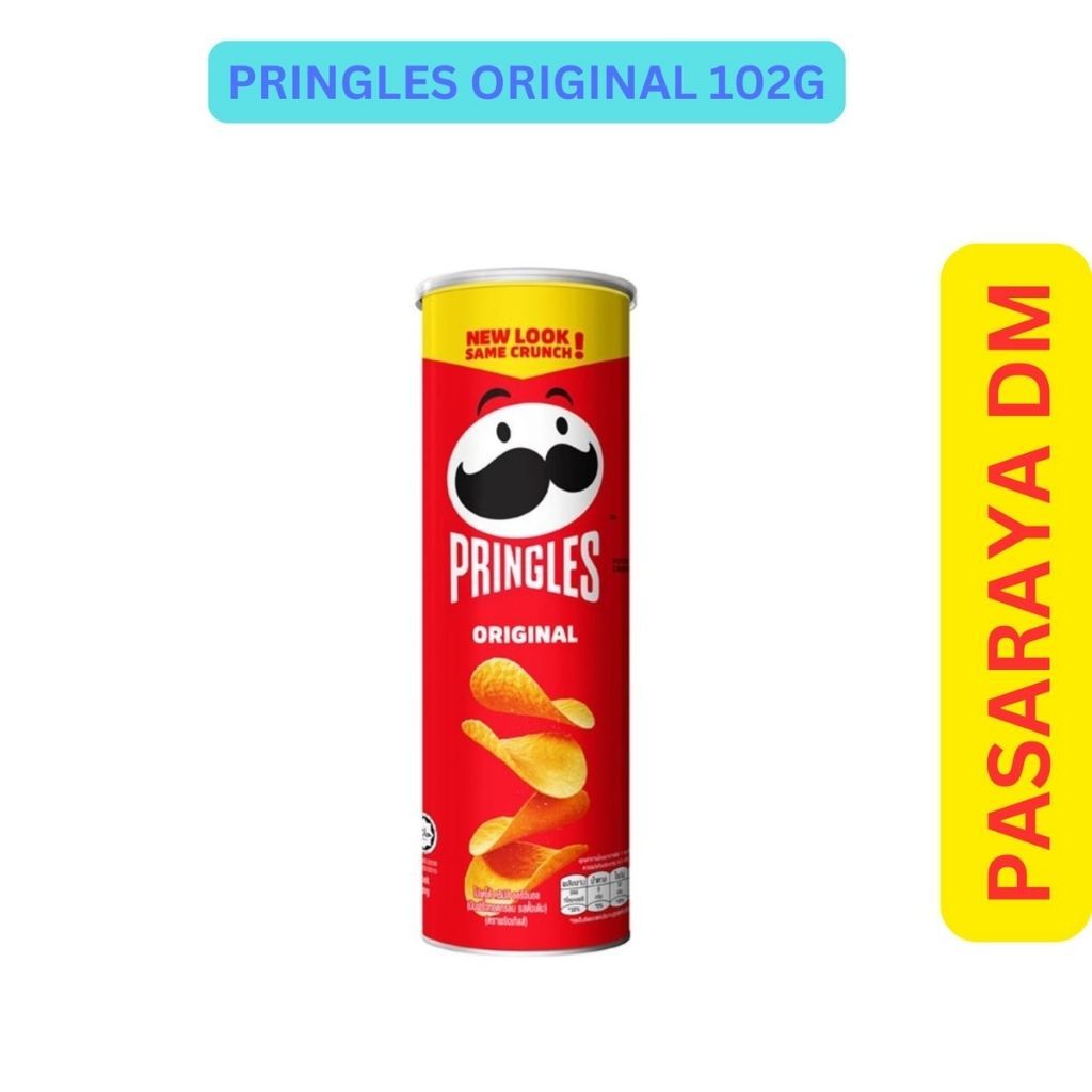 Pringles Potato Original 102g (POTATO PRINGLES ORIGINAL 102G) | Shopee ...