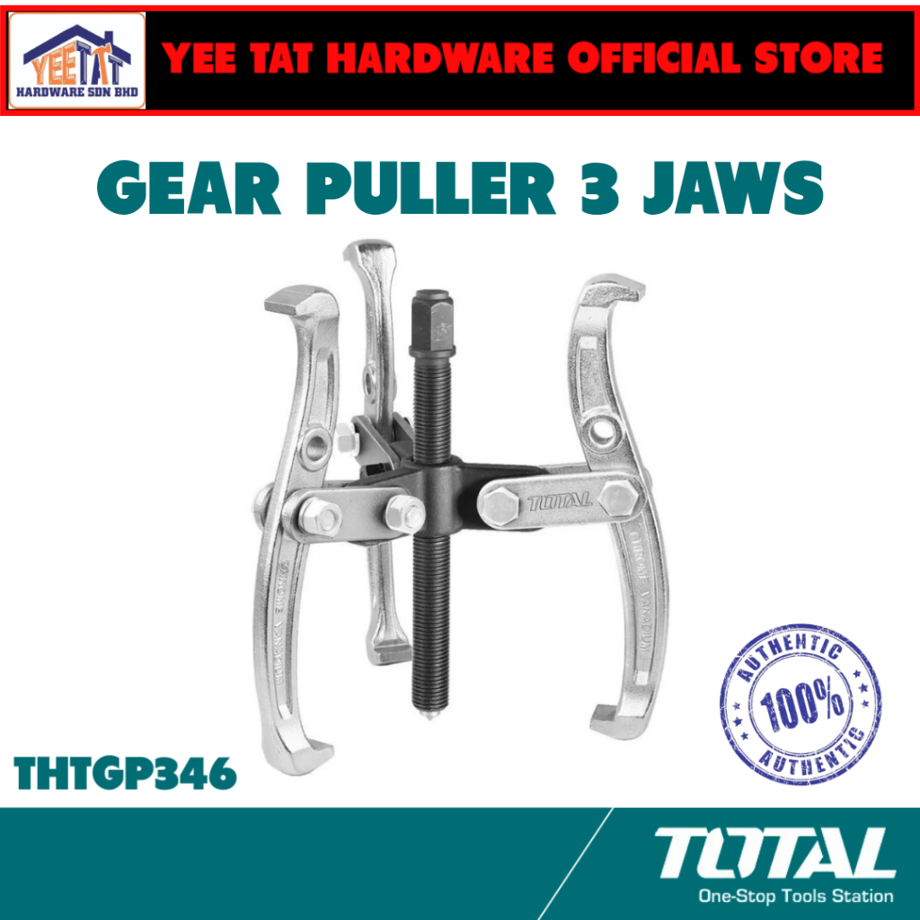 [ TOTAL ] THTGP346 Gear Puller 3 Jaws | Shopee Malaysia