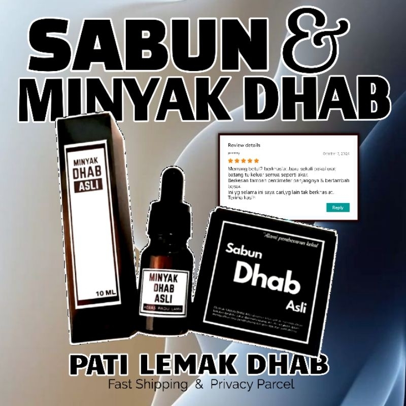 [MINYAK DHAB] Pure Dhab Sabun Dhab Original Minyak Dhab Original HQ Oil Men | Shopee Malaysia