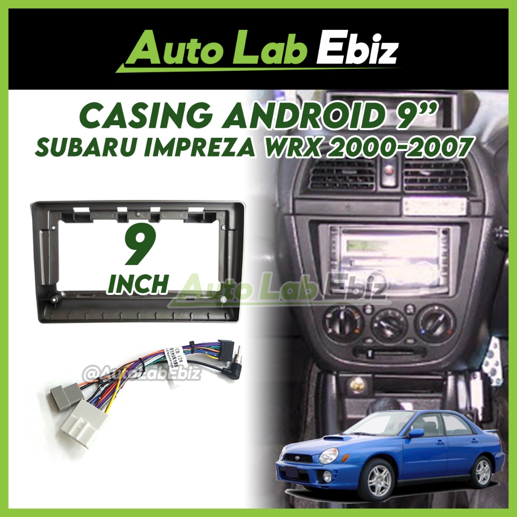 Subaru Impreza WRX 2000-2007 Android Player Casing 9" inch with Socket ...