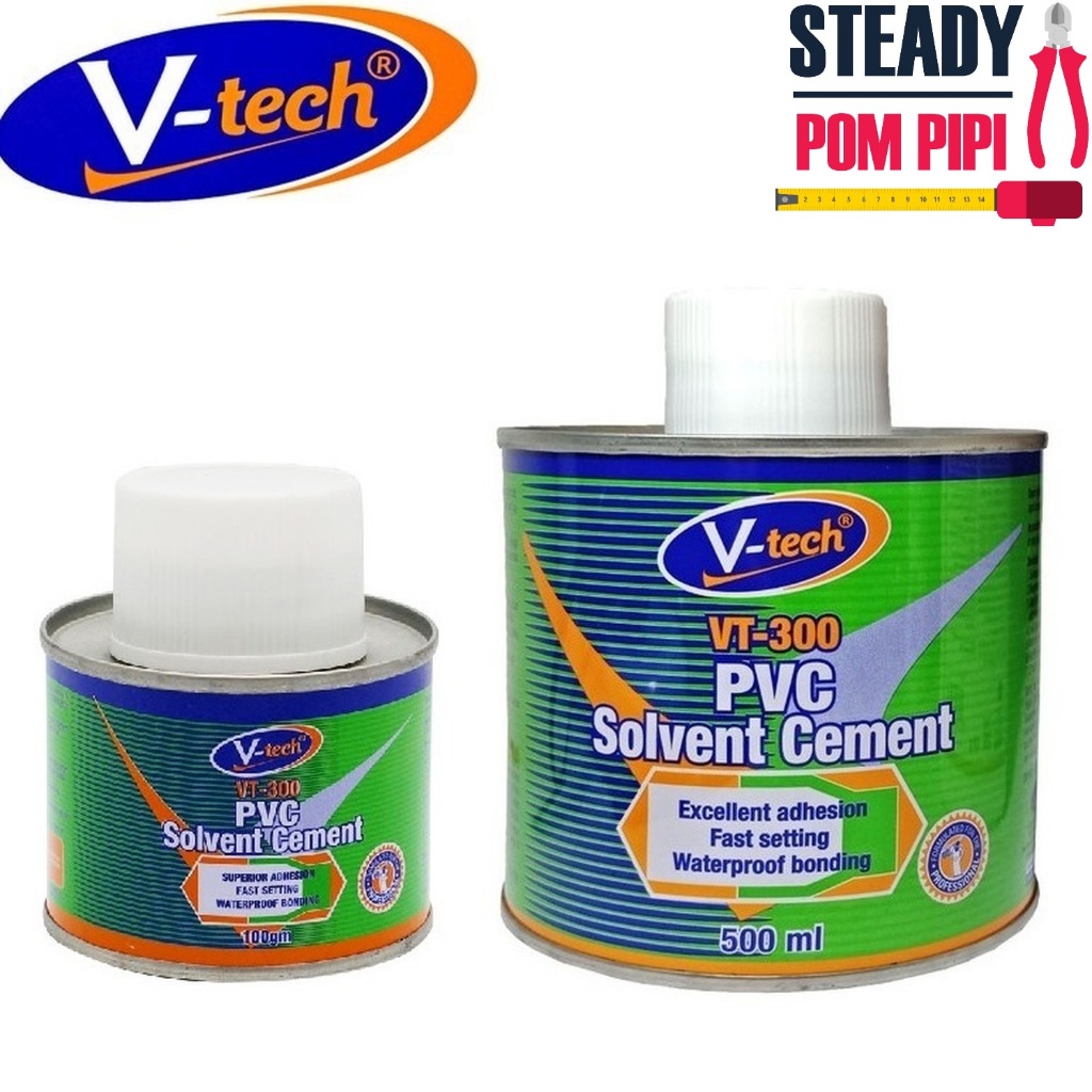 VT-300 V-TECH PVC GLUE / SOLVENT CEMENT / GAM PVC UPVC PIPE (100G / 500G) | Shopee Malaysia