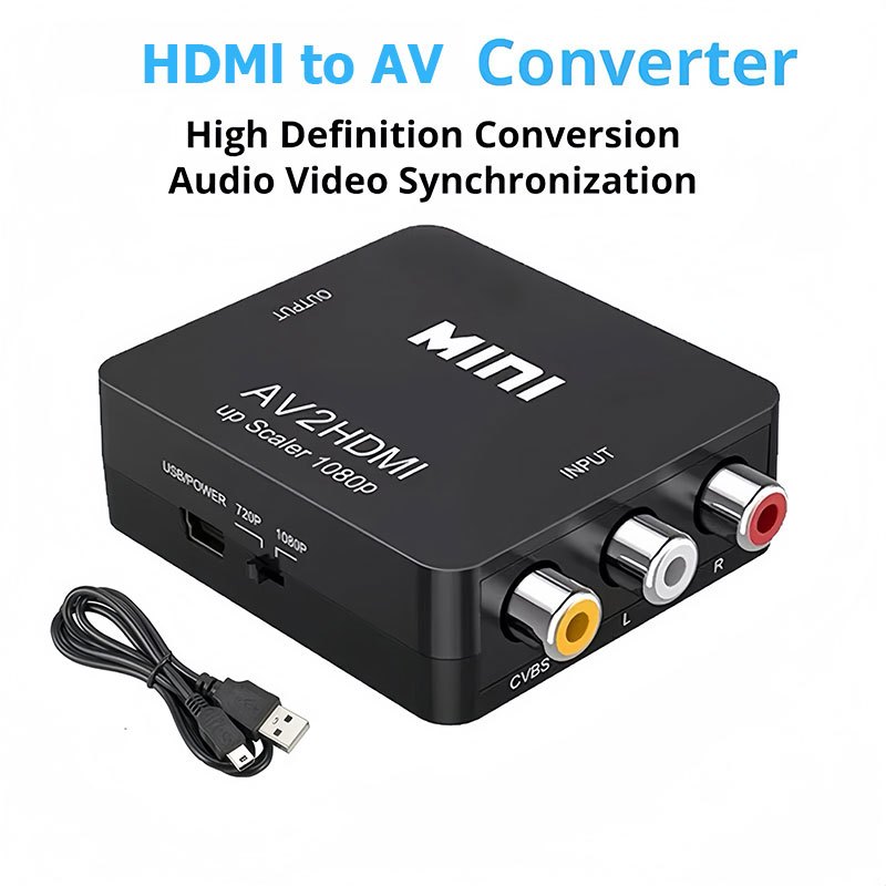 HDMI to AV RCA Converter Box - HDMI to AV Converter - HDMI2AV Converter ...