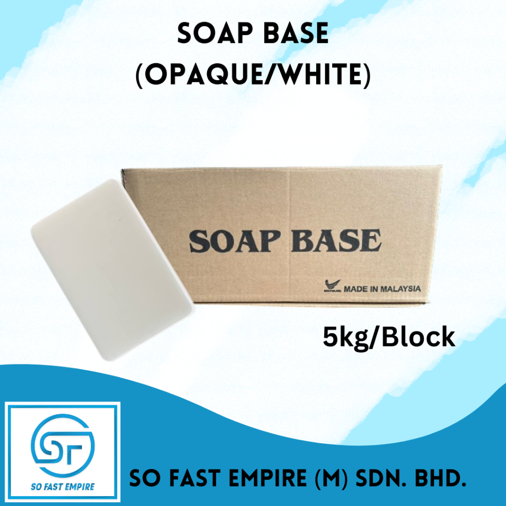 Opaque Glycerin Melt and Pour Soap Base/White Soap Base/(5KG) | Shopee ...