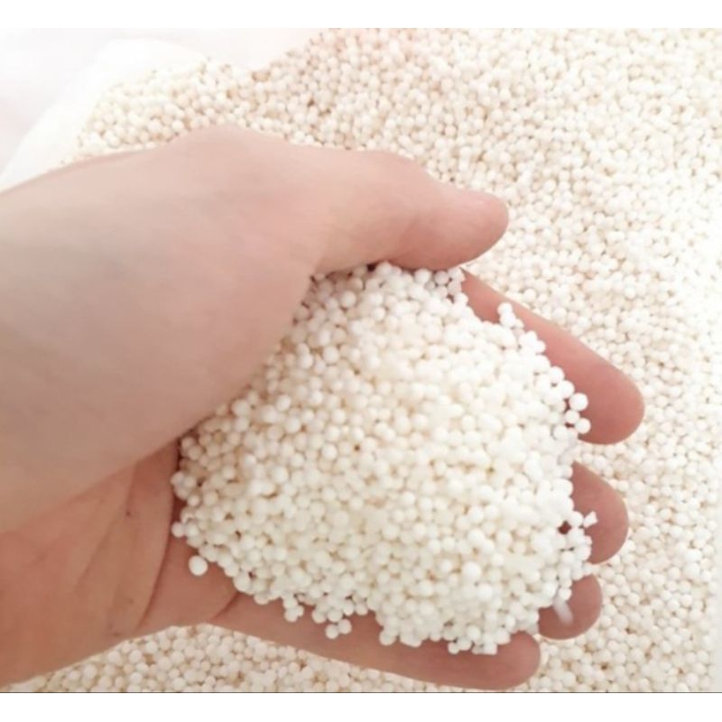 sagu mutiara halus putih 1kg white tapioca pearl 1kg sagu halus putih ...