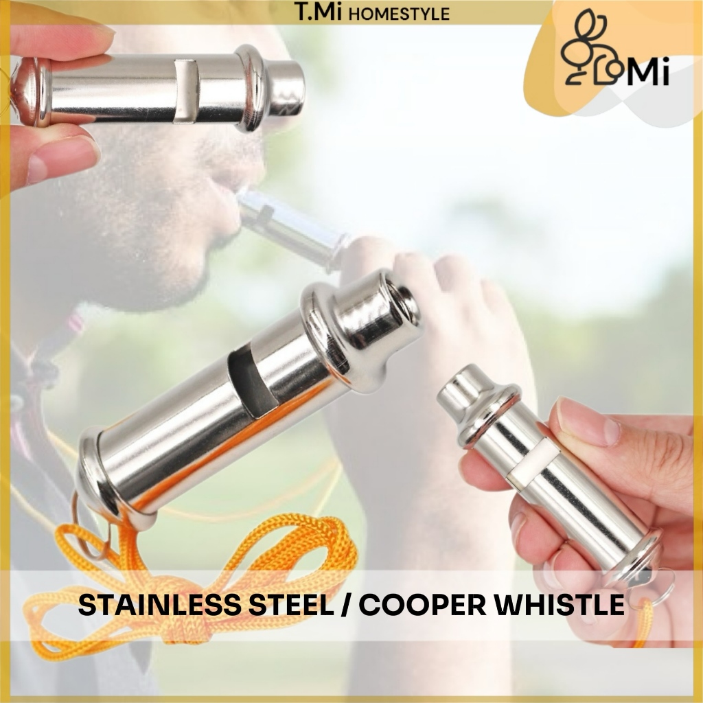 TMi Stainless Steel / Cooper Soccer Basketball Referee Whistle Outdoor ...