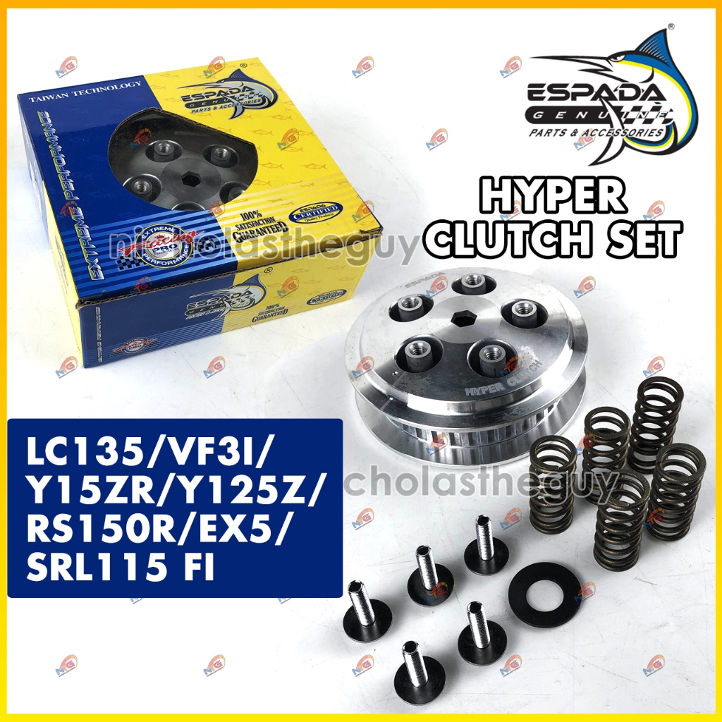 Espada Racing Hyper Clutch Set LC135/5S/Y15ZR/RS150R/SRL115/EX5/Y125Z ...