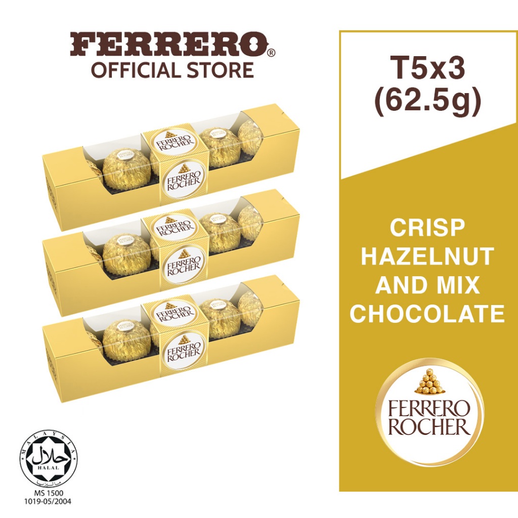 Bundle of 3 - Ferrero Rocher Paper Box (T5) | Shopee Malaysia