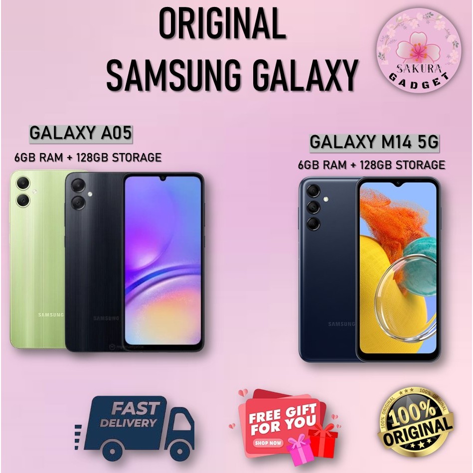 [ READY STOCK MALAYSIA ] ORIGINAL SAM Galaxy M14 5G ( 6GB + 128GB ...