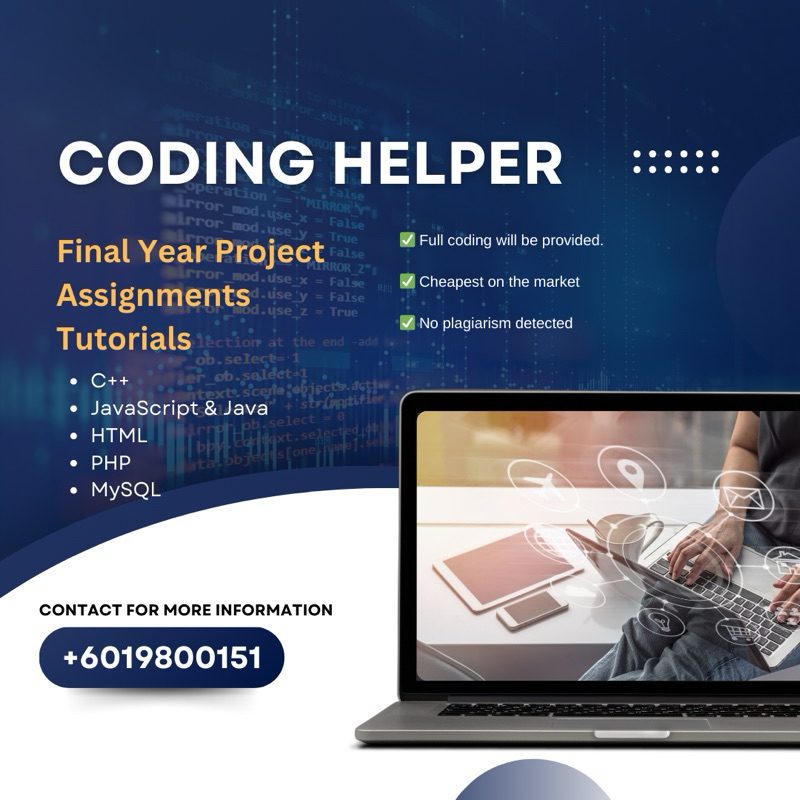 CODING HELPER/ PROGRAMMING SERVICE | Shopee Malaysia