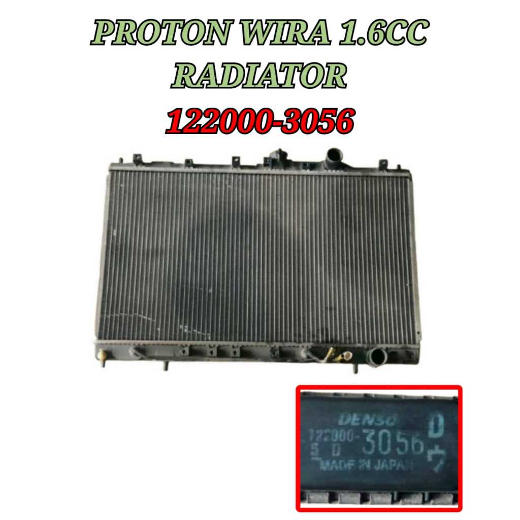 Radiator / Tangki Air Proton Wira 4G92 1.6cc 93-06 Tangki Air ...