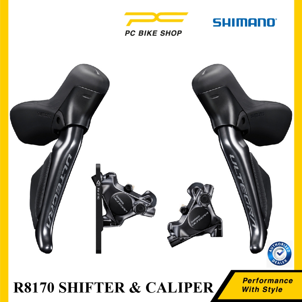 Shimano Ultegra R8170 Di2 12 Speed Shifter Set Disc Brake w. Caliper ...