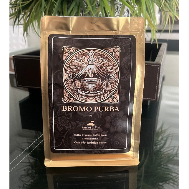 Bromo Purba by Semeru Coffee Medium Roast Coffee Grounds or Beans - 200 ...
