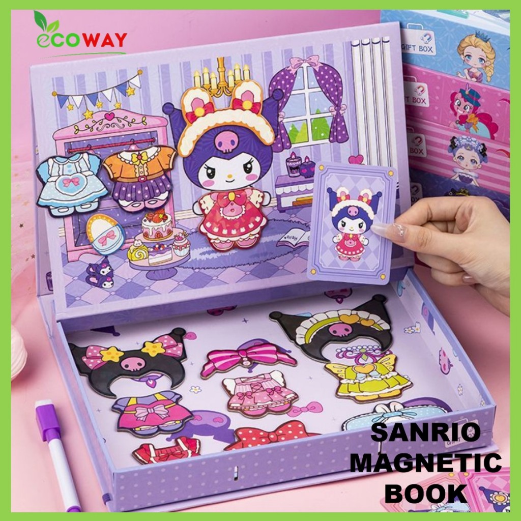 Portable Magnetic Quiet Book Set with Storage Case Interactive DIY ...