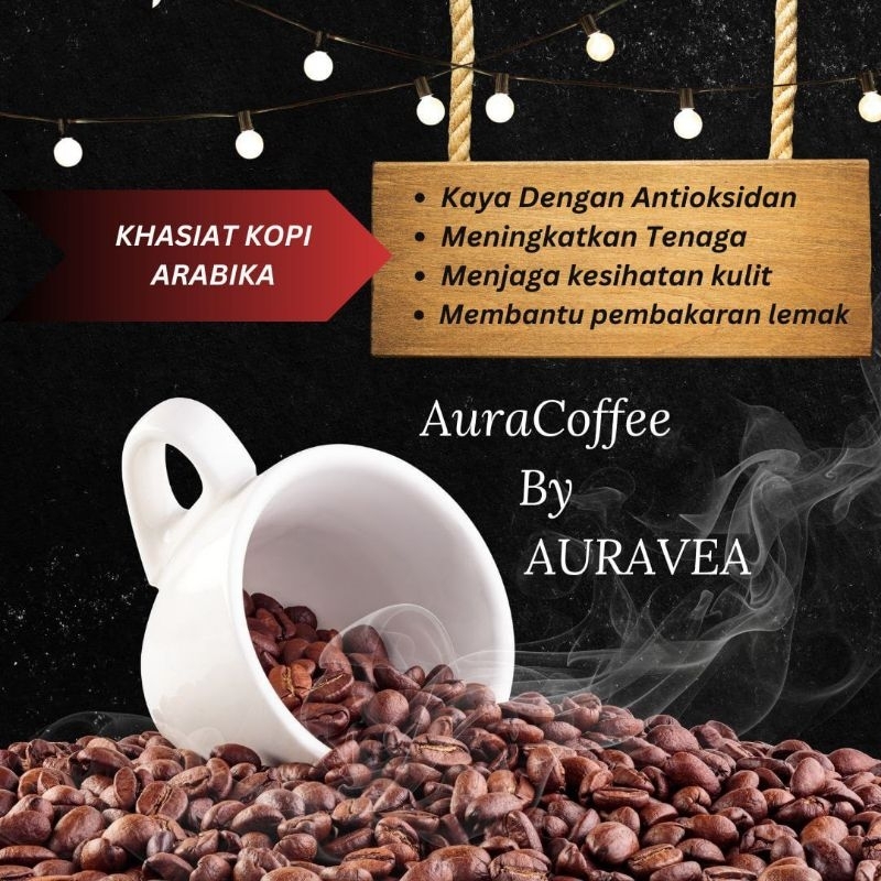 Aura coffee helthy & Beauty by AURAVEA - coffee zero sugar (TRIAL 5 SACHET) | Shopee Malaysia