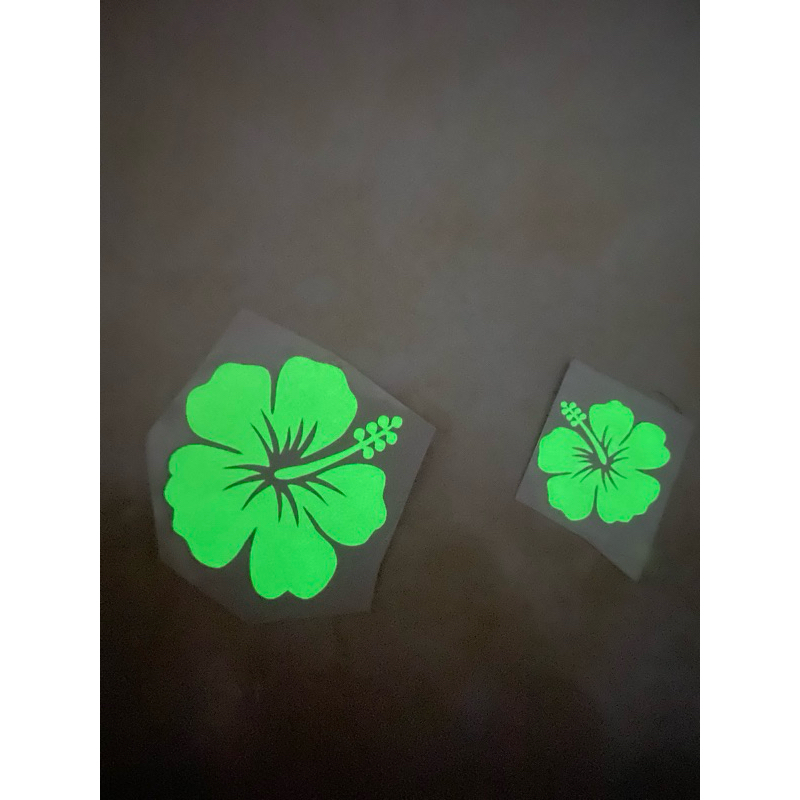 bunga raya glow in dark sticker cutting sticker | Shopee Malaysia
