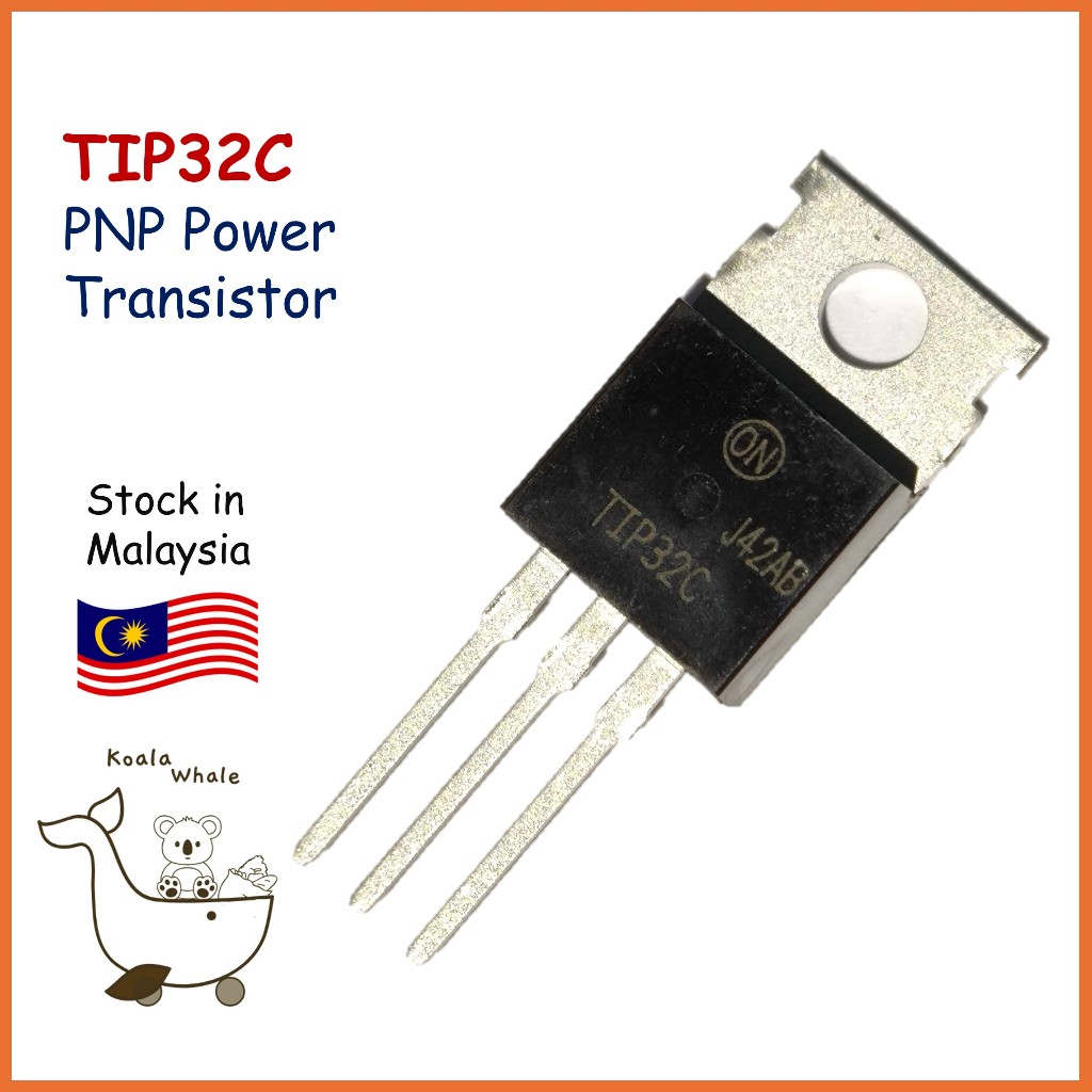 TIP32C TIP32 PNP Power transistor TO-220 | Shopee Malaysia
