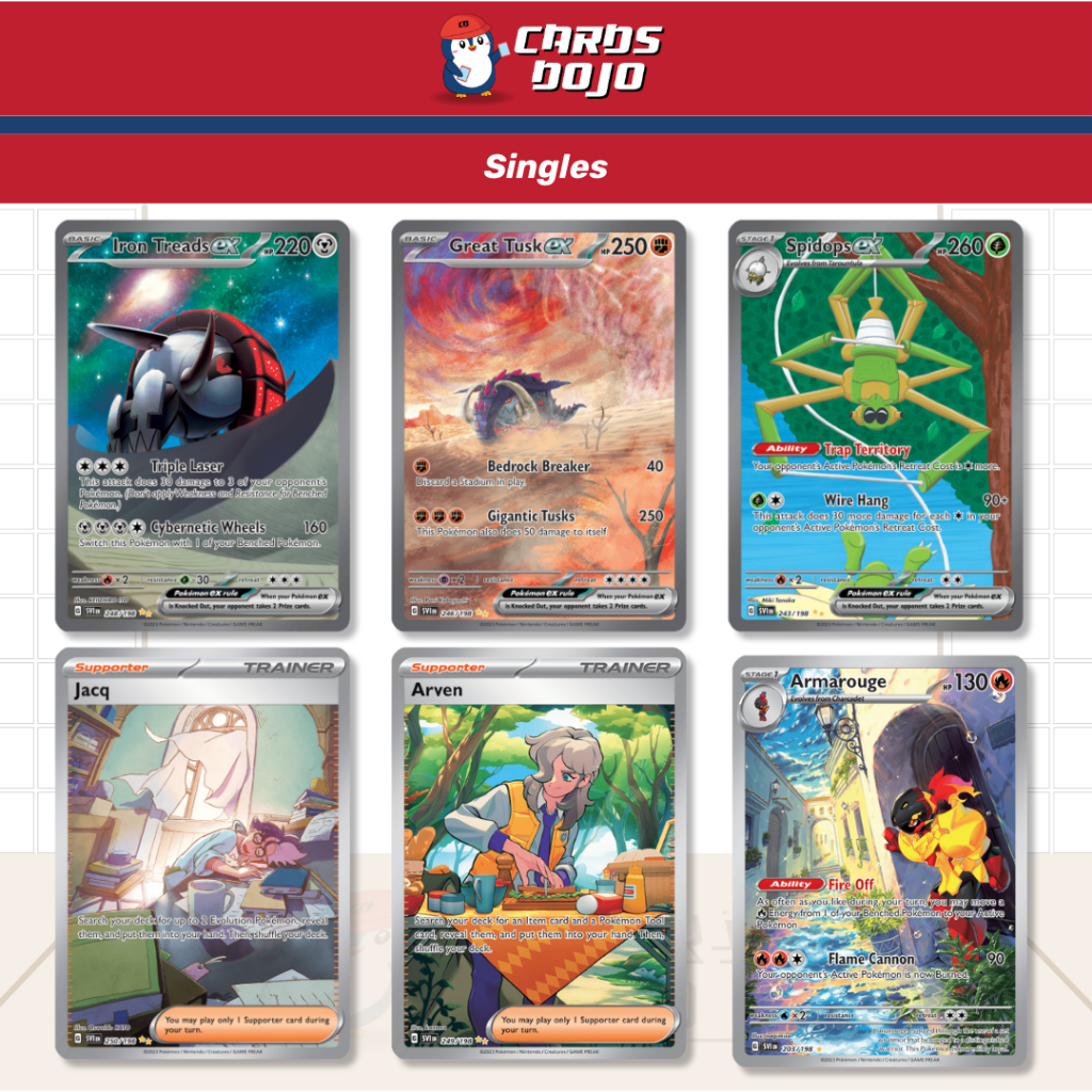 [READY STOCK] Scarlet & Violet Base Set Singles SIR/IR Pokemon TCG ...
