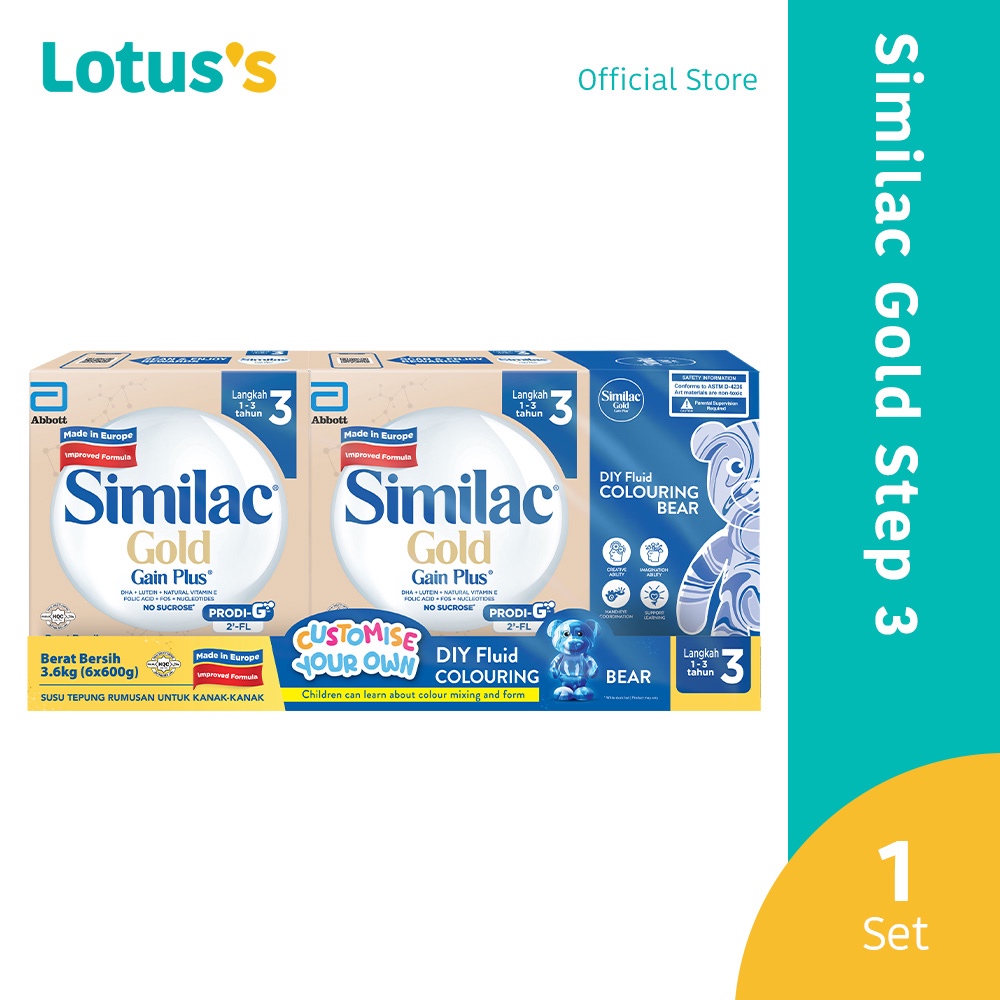 Similac Step 3 1.8KGX2 BIB + Colour Bear(M) | Shopee Malaysia
