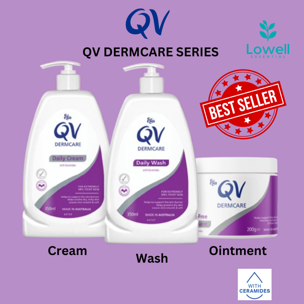 QV Dermcare | QV Cream Ceramide 350ml | QV Wash Ceramide 350ml| Dry ...